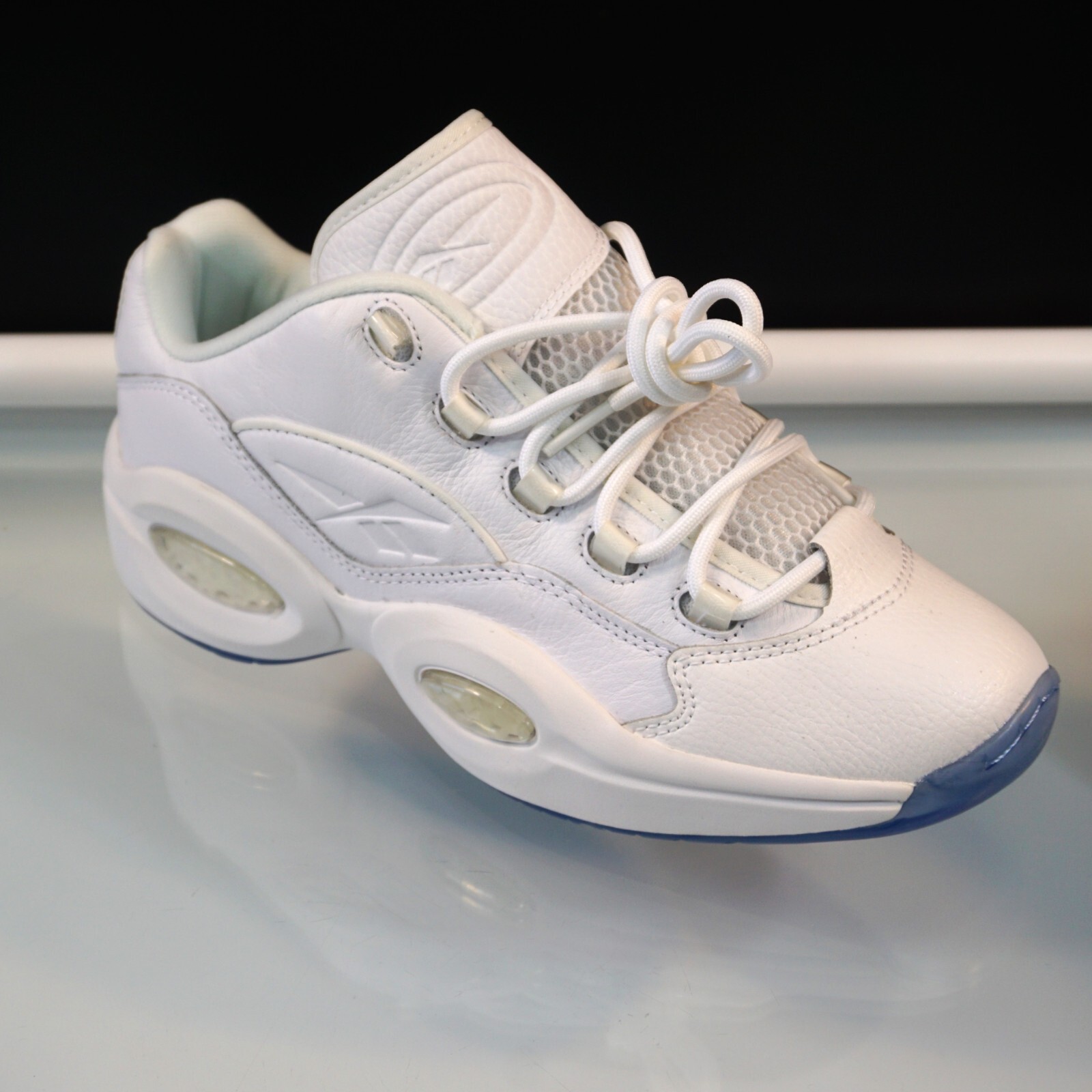Reebok Question Low White Clear Blue Sole Iverson Sneakers GW8165 Size ...