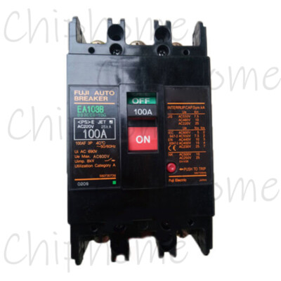 1PCS New Fuji EA103B 100A Circuit breaker | eBay