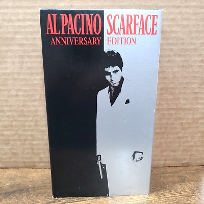 Scarface (2-VHS Box Set 1989) Al Pacino, Michelle Pfeiffer, Gangster ...
