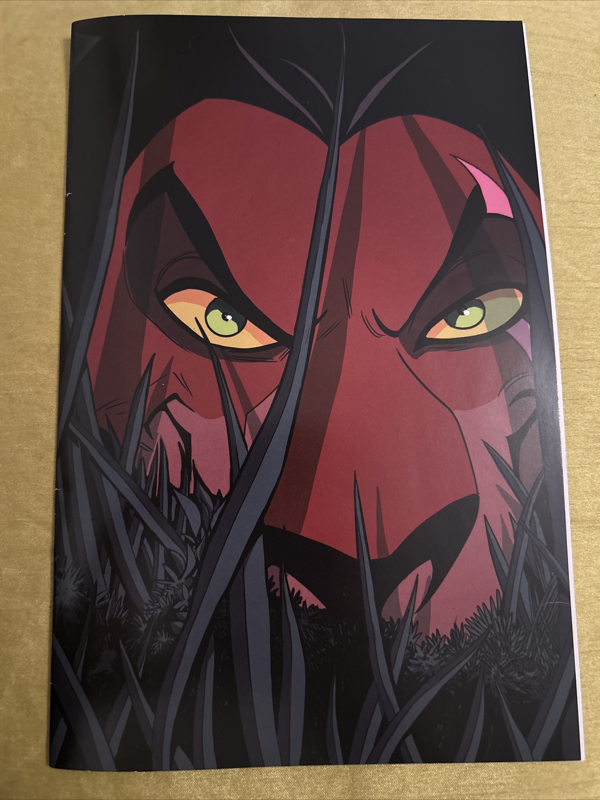 Dynamite Comics Disney Villains: Scar #3L Drew Moss Lion King 1:20 ...