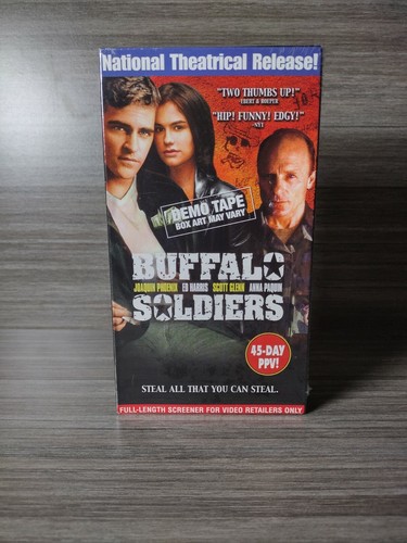 Buffalo Soldiers VHS Screener Promo Rare Joaquin Phoenix Ed Harris ...