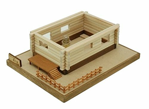 Woody JOE Wooden Building Model Kit No.2 log house forest 58621 JAPAN ...