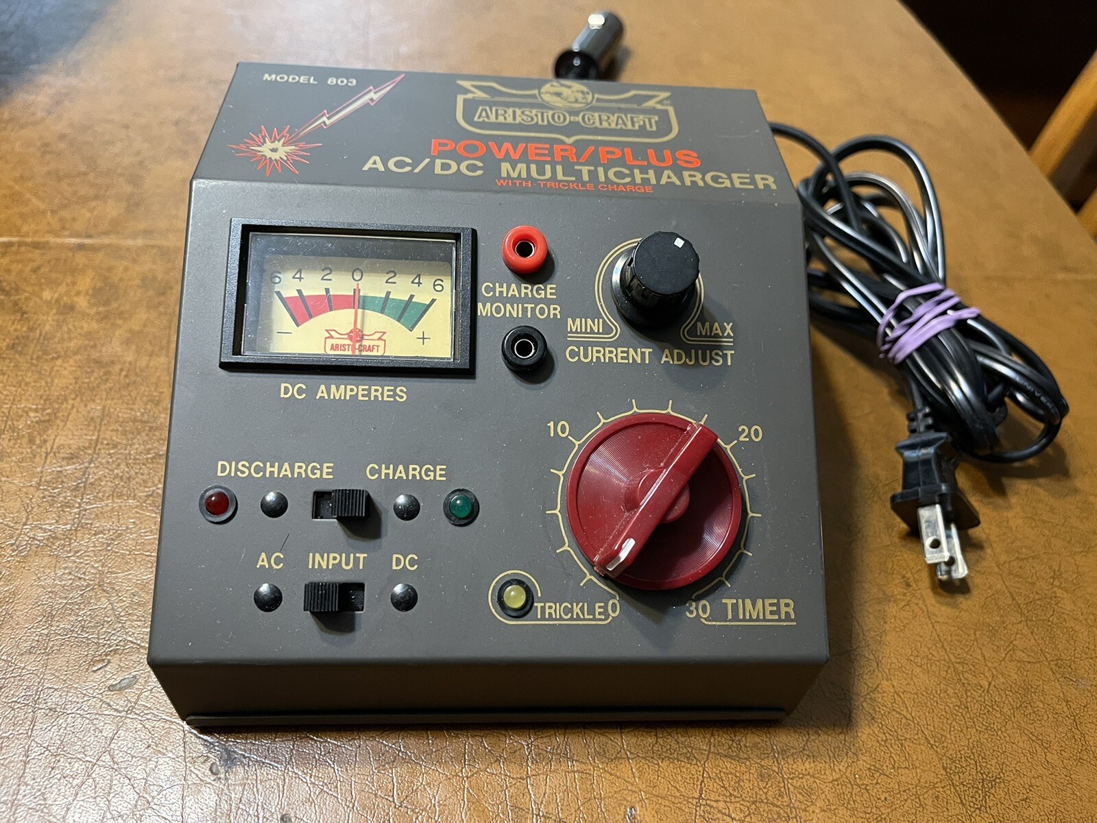 Rare Aristo-Craft AC/DC MultiCharger Power/Plus Model 803 115VAC ...