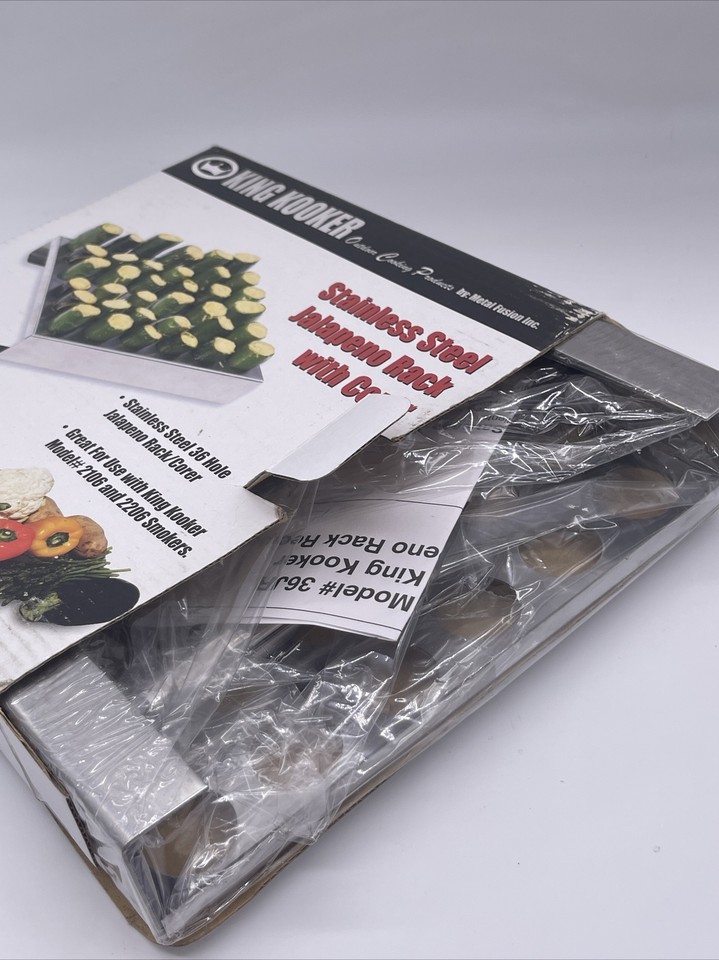 Cabelas King Kooker Ultimate Jalapeno Rack With Corer Stainless Steel ...