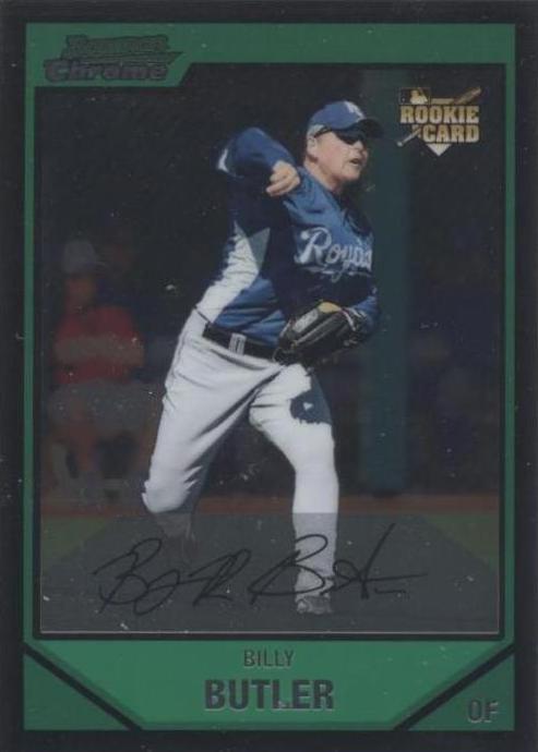 2007 Bowman Draft Picks & Prospects - Chrome Billy Butler #BDP30 for ...