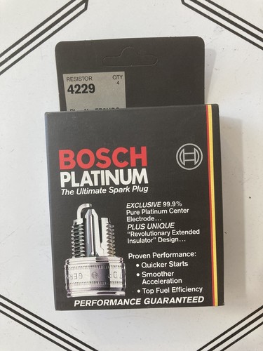 Bosch Platinum Spark Plugs #4229 pack of four | eBay
