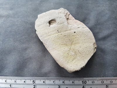 VR Roman Greyware shard with makers mark and faint Chi Rho from East ...