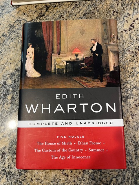 Edith Wharton Five Novels Library of Essential Writers for sale online ...