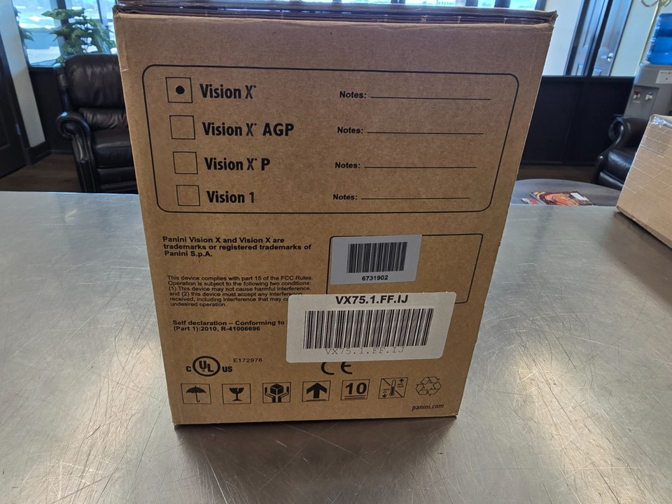 Panini Vision X Check Scanner Single Feed with Printer - VX50.1.1F.IJ ...