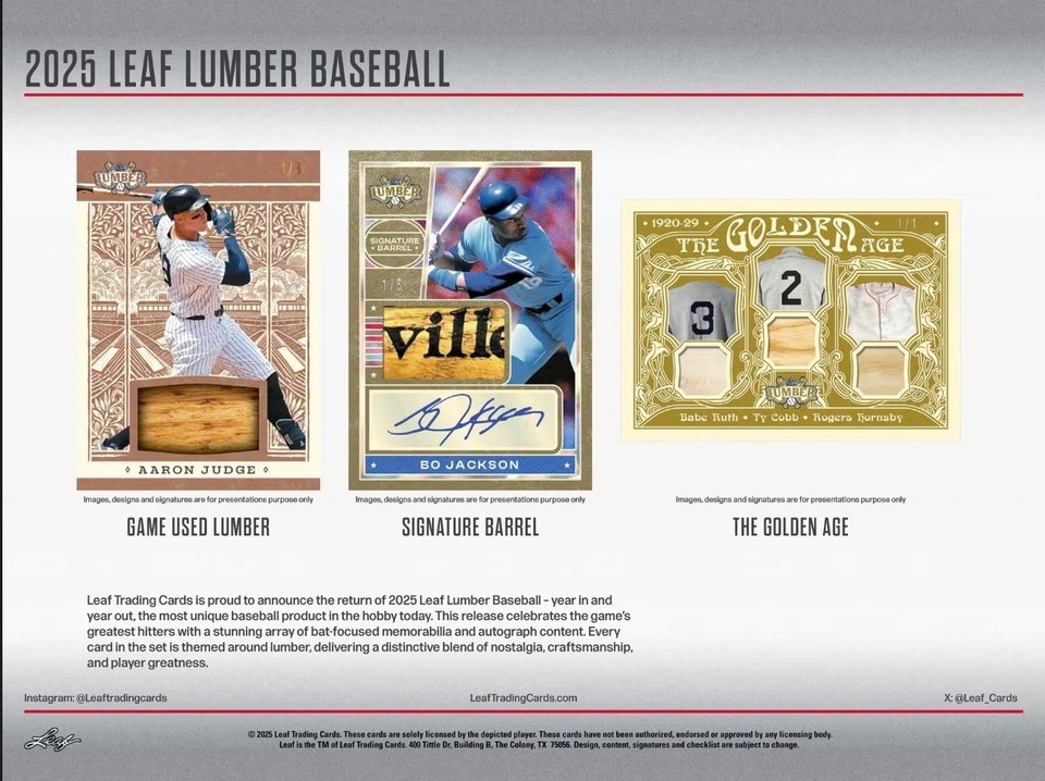 Eddie Mathews 2025 Leaf Lumber Baseball Case 10Box Break | eBay