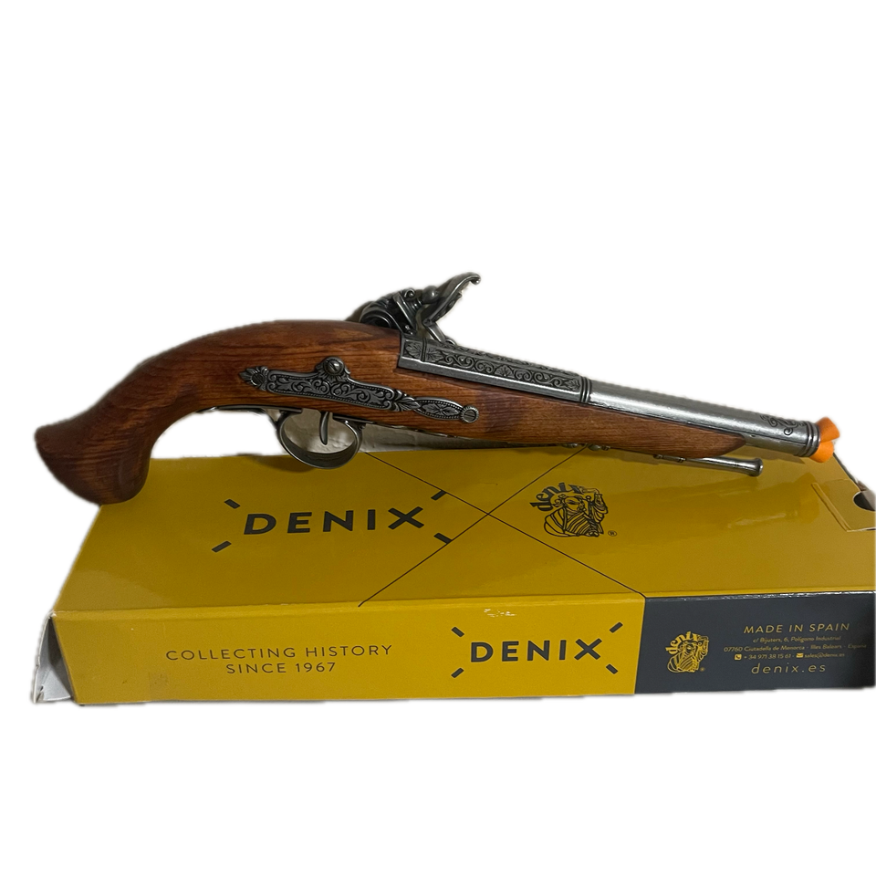 Denix Left-Handed The Enigmatic Guardian Classic English Flintlock Gray ...