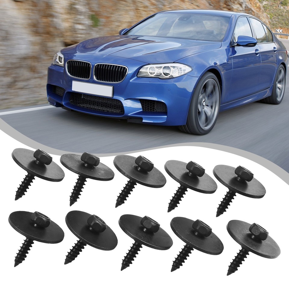 Perfect Fit 10x 8mm Hex Screw for Mercedes Undercar Shield Sheet Metal ...