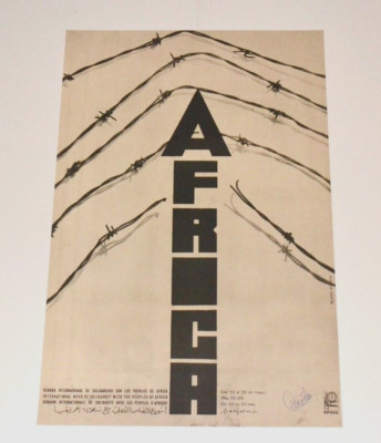 1973 Cuban Original Political Poster.Anti-Colonialism Apartheid.AFRICA ...