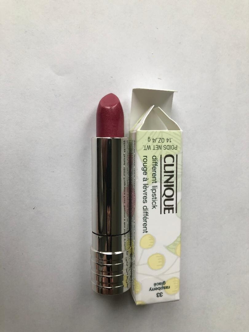 Clinique Different Lipstick 33 Raspberry GLACE Full Side for sale ...