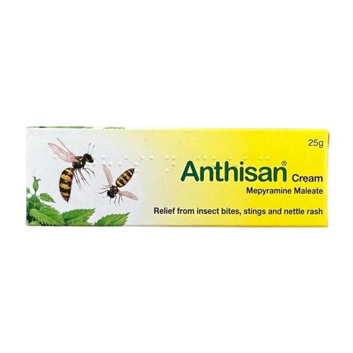 Anthisan Cream 25g | Relief from Insect Bites, Stings & Nettle Rash ...