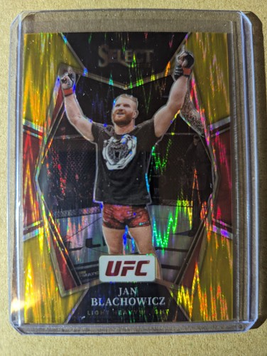 2022 UFC Select Jan Blachowicz Gold Flash PRIZM premier level /10 #133 ...