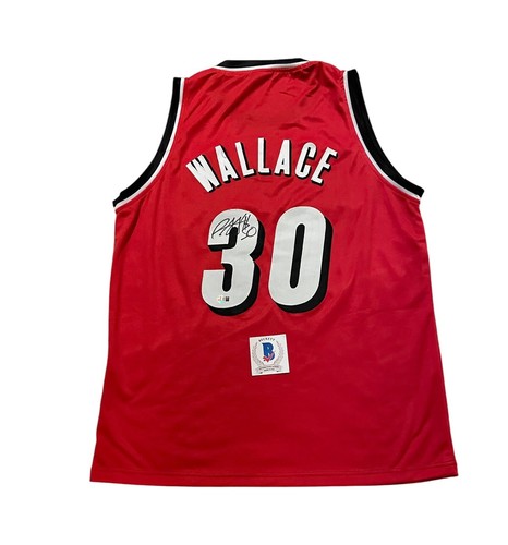 Rasheed Wallace Signed Jersey Portland Trailblazers Autographed Auto ...