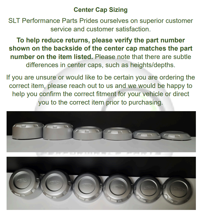 OEM 2005-2016 Ford F250, F350 Super Duty Center Cap -Minor Marks- 5C34 ...