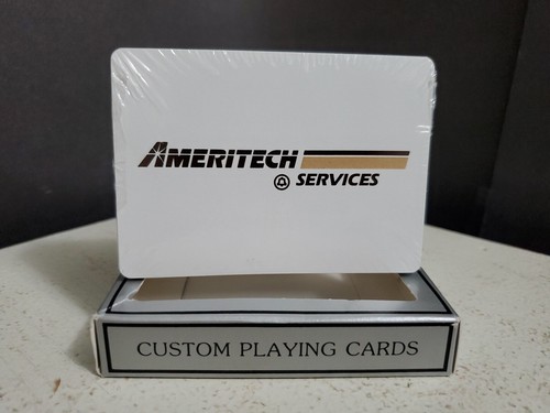 Vintage Sealed 1990s Ameritech Bell Telephone Liberty Poker Playing ...