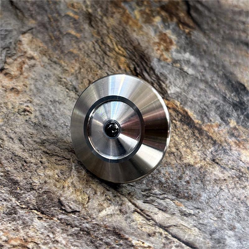 Titanium Stainless Steel Spinning Top Gyroscope Gyro Desktop Fidget Toy ...