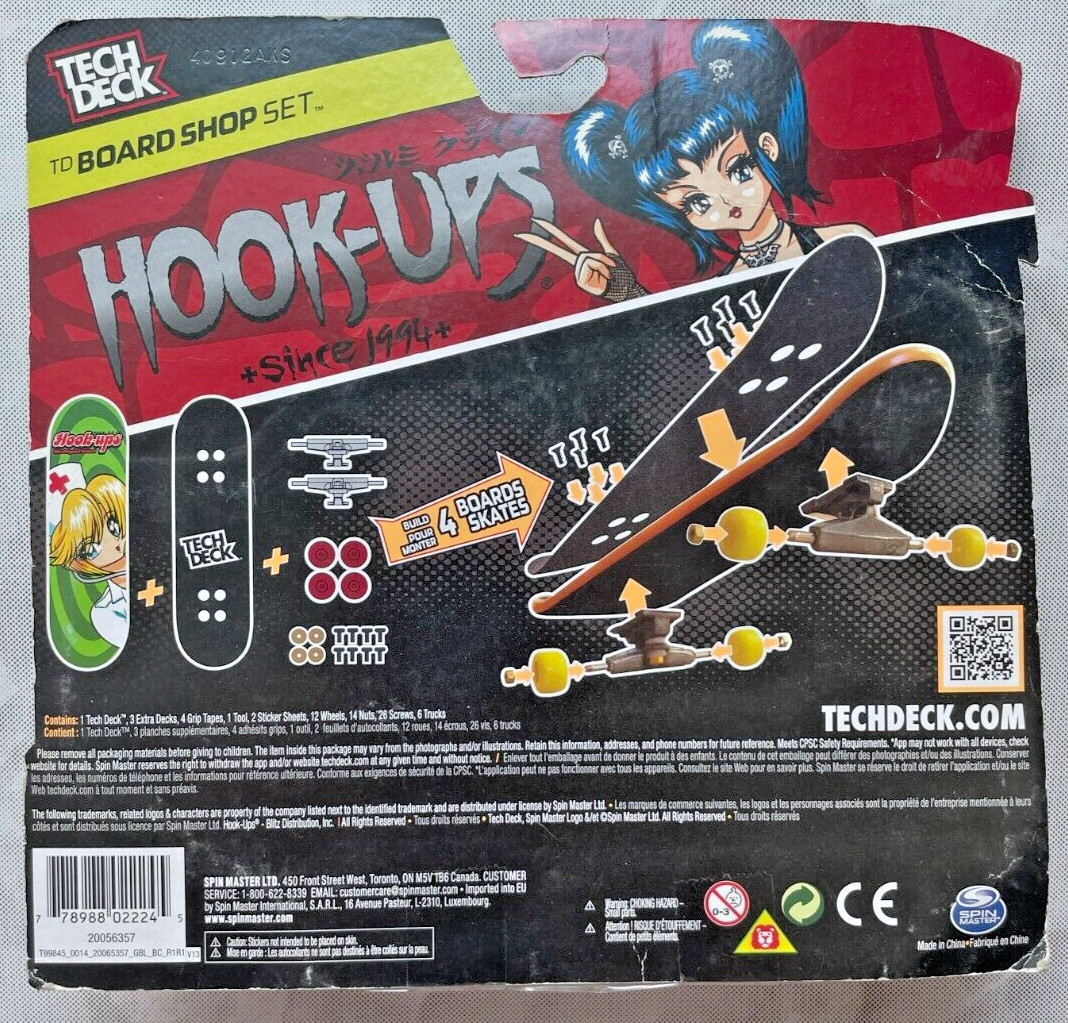 Tech Deck Hook Ups To Board Shop Set - Original Sealed