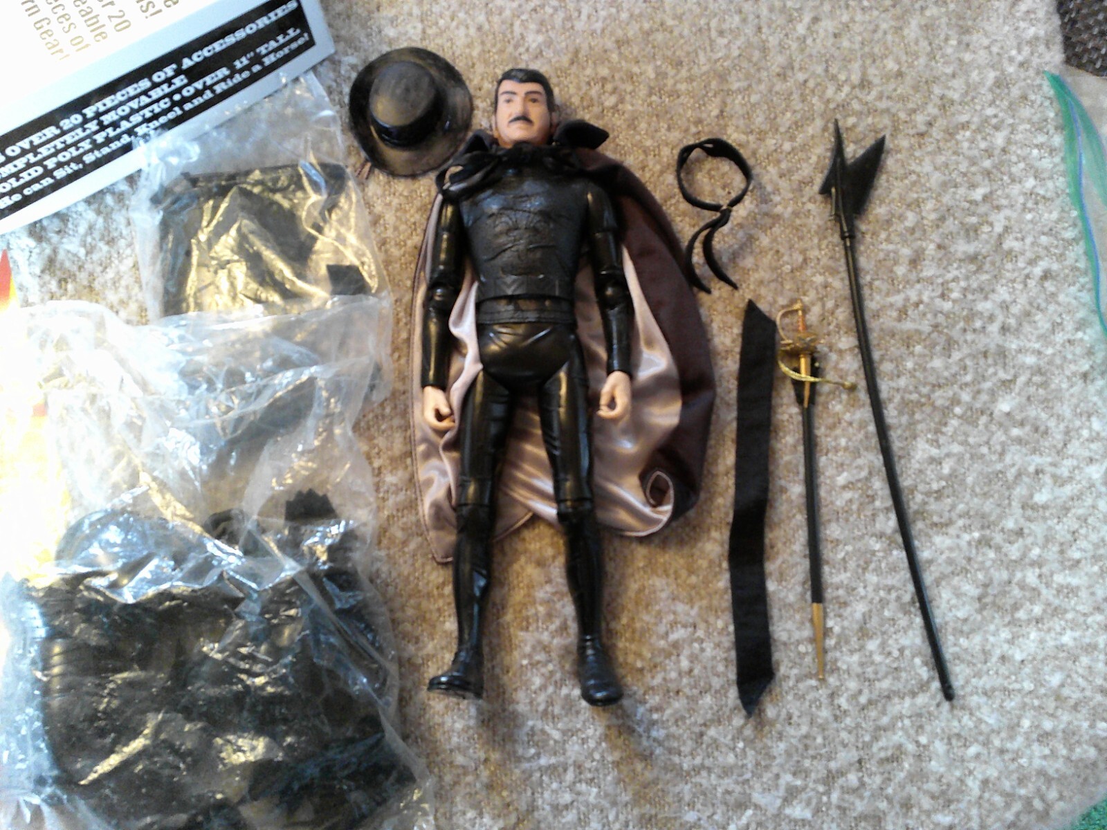 Marx Johnny West Style Custom Figure Zorro With Box | eBay