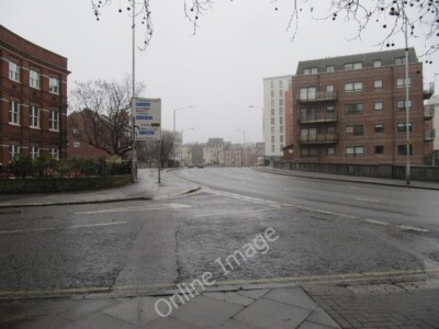 Photo 6x4 Towards the Kings Road Reading The A329 which is part of the ...
