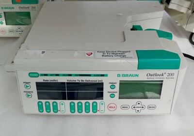 B.Braun Outlook 200 Safety Infusion Pump with 30 Day Warranty | eBay