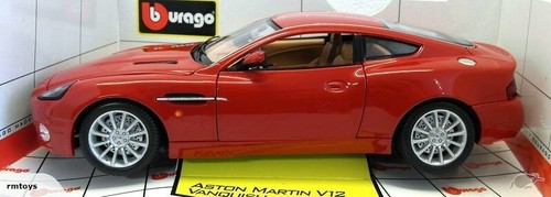 Bburago 1:18 34063 Aston Martin V12 Vanquish Red - NEW | eBay