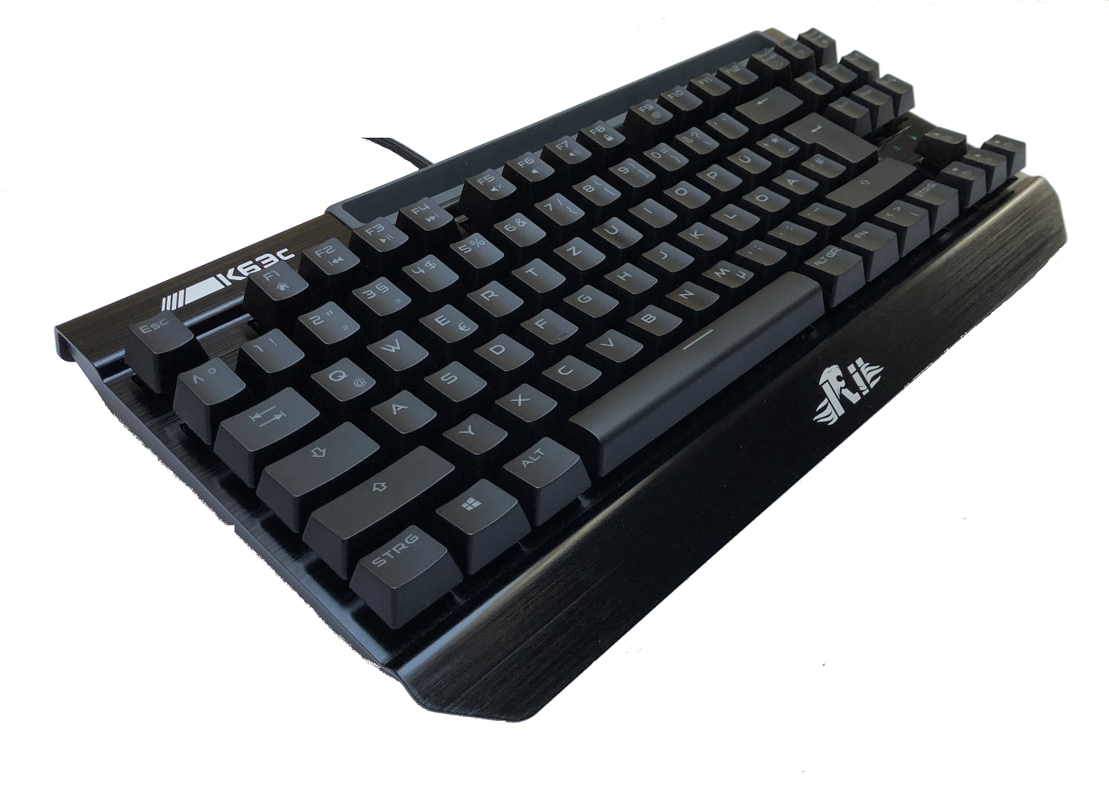Rii K63C Mechanische Gaming Tastatur grüne Tastenbeleuchtung keyboard ...
