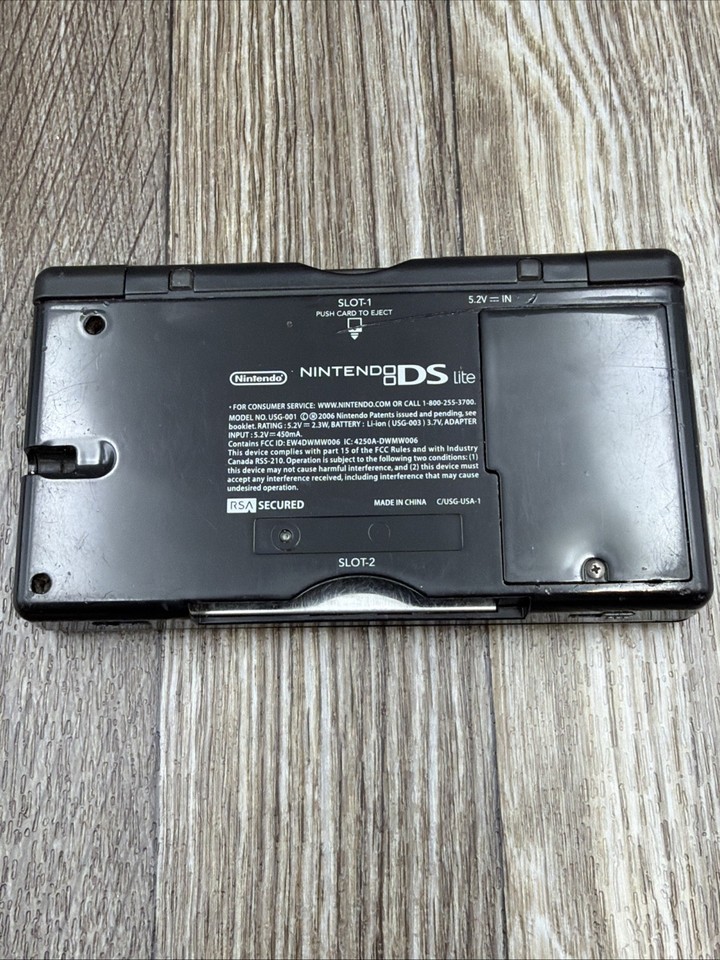 Nintendo DS Lite System Console Only For Parts or Repair AS IS Untested ...
