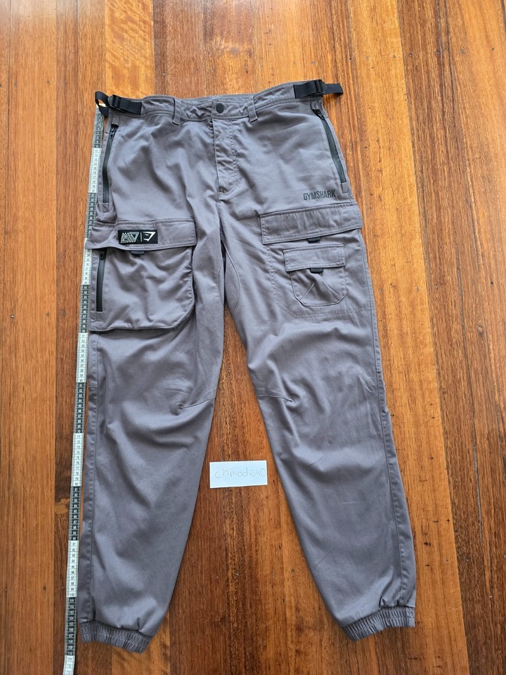Gymshark David Laid Cargo Pants Wolf Grey Rare Unreleased Prototype ...