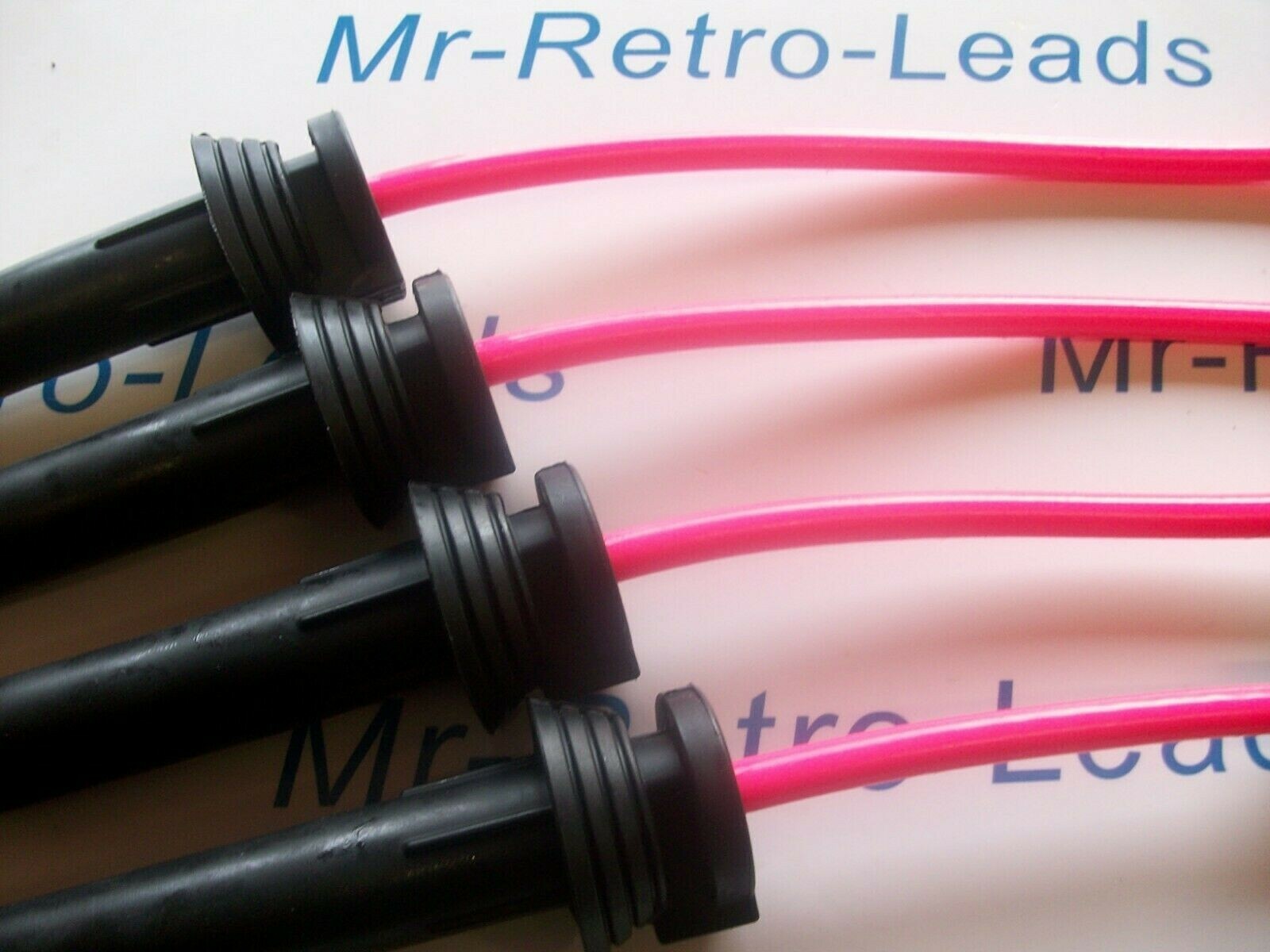 PINK 8MM PERFORMANCE IGNITION LEADS MINI ONE COOPER S 1.6 R50 R52 R53 ...