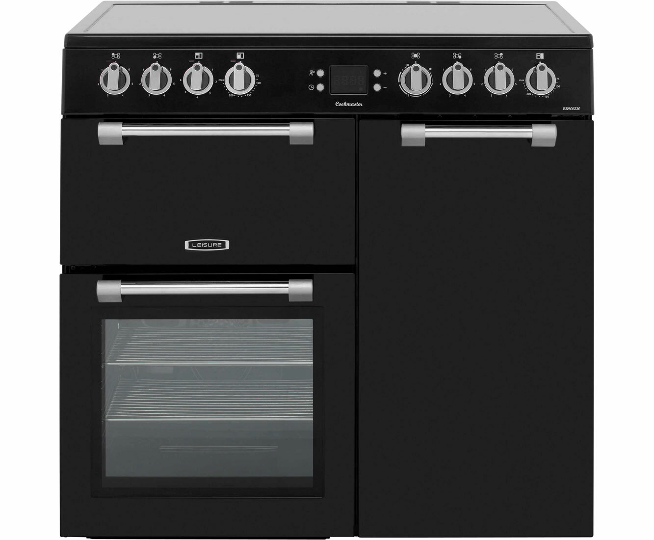 Leisure CK90C230K Cookmaster 90cm Electric Range Cooker 5 Burners A/A ...