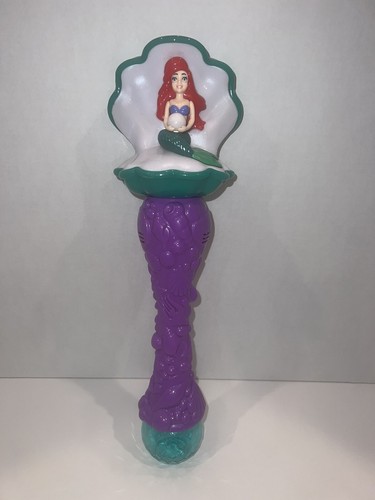 Vintage Disney Little Mermaid Bubble Blower Wand Light Up Musical Ariel ...