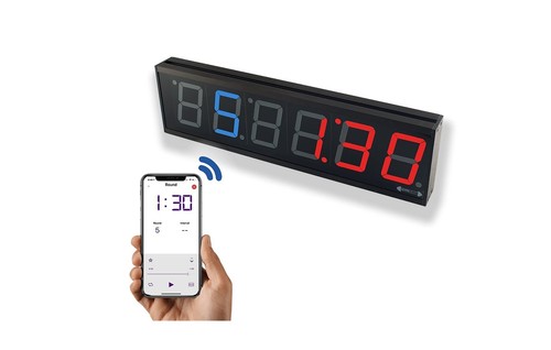 Flex Timer - Home Edition - Bluetooth App-Controlled Wall Mounted 13" LED Gym... | eBay
