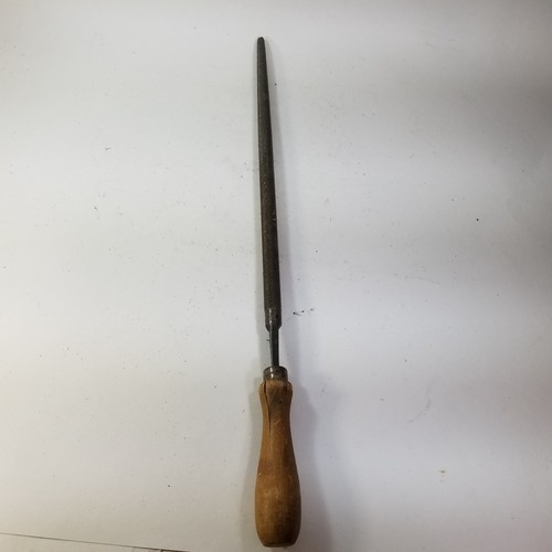 VINTAGE NICHOLSON 13" Round File Wood Handle | eBay