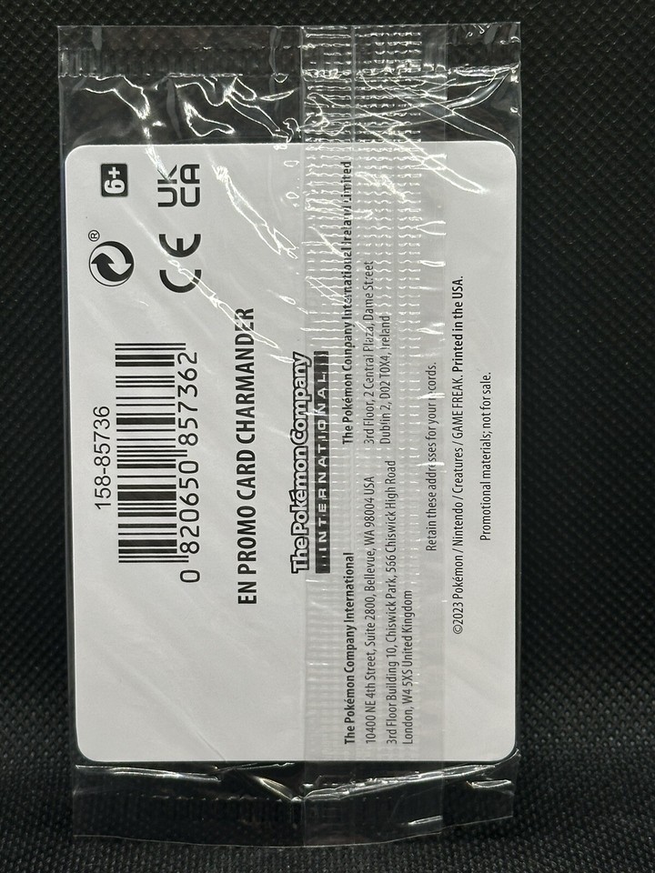 Charmander EB Games Stamp Promo Australian NZ Exclusive US Seller ...