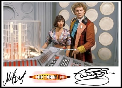 Colin Baker, & Nicola, Autographed, Cotton Canvas Image. Limited ...