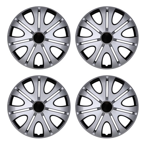 14" Set of 4 Wheel Covers Full Rim Snap On Hub Caps fit R14 Tire ...