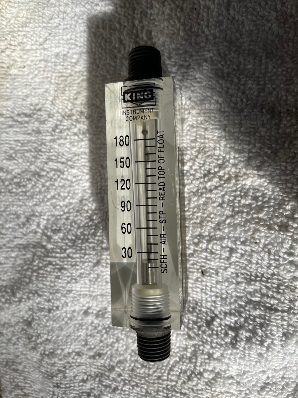 King Insturment SCFH Air STP Flow Meter | eBay