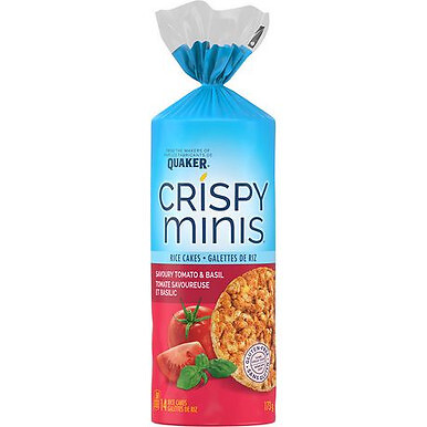 Quaker Crispy Minis Rice Cakes Savoury Tomato & Basil, 173g {Imported ...