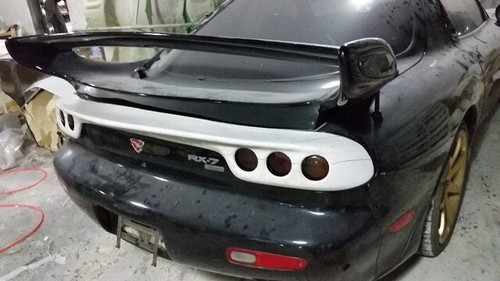 for JDM Mazda RX7 re RX-7 FD FD3S Taillight Cover Panel Taillamp Wing ...