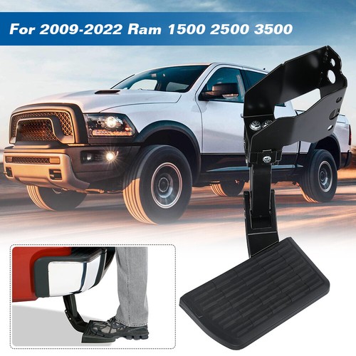 Rear Tailgate Bed Side Step Retractable Bumper Step For Dodge Ram 1500 ...