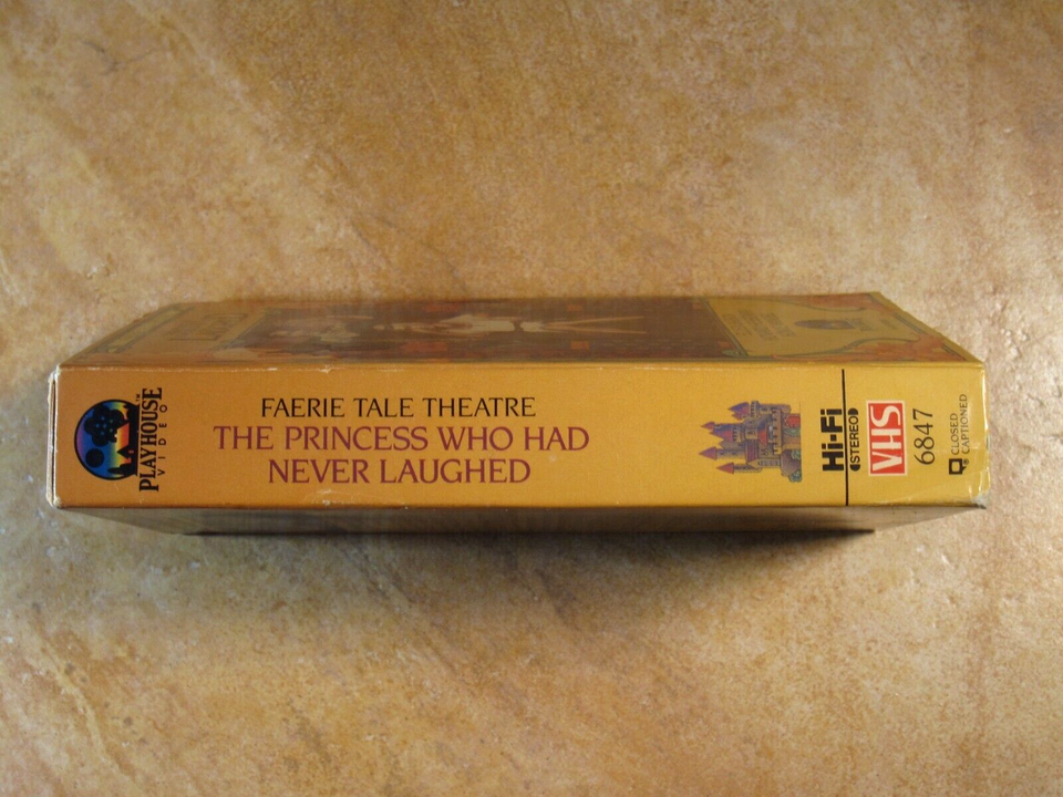THE PRINCESS WHO HAD NEVER LAUGHED FAERIE TALE THEATRE VHS 1ST ED 1986 ...
