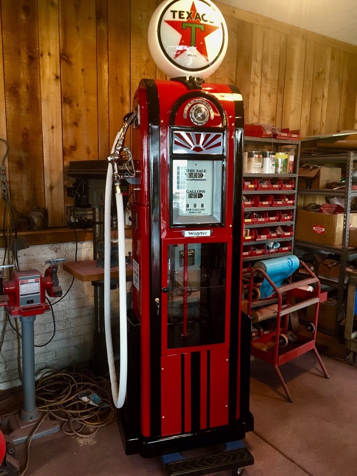 GAS PUMP etc. RESTORATION SERVICE•CAN RESTORE "YOUR" Gas Pump/ Airmeter ...