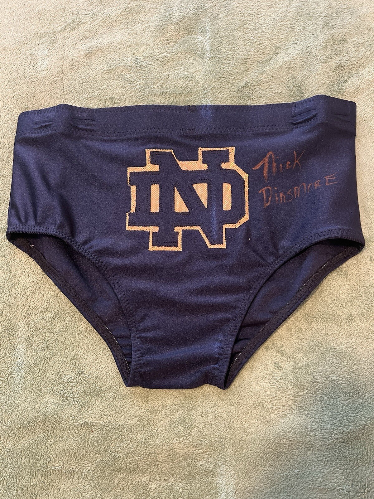 WWE/OVW / Nick Dinsmore “Eugene “ Ring Worn Trunks Autographed Dark ...