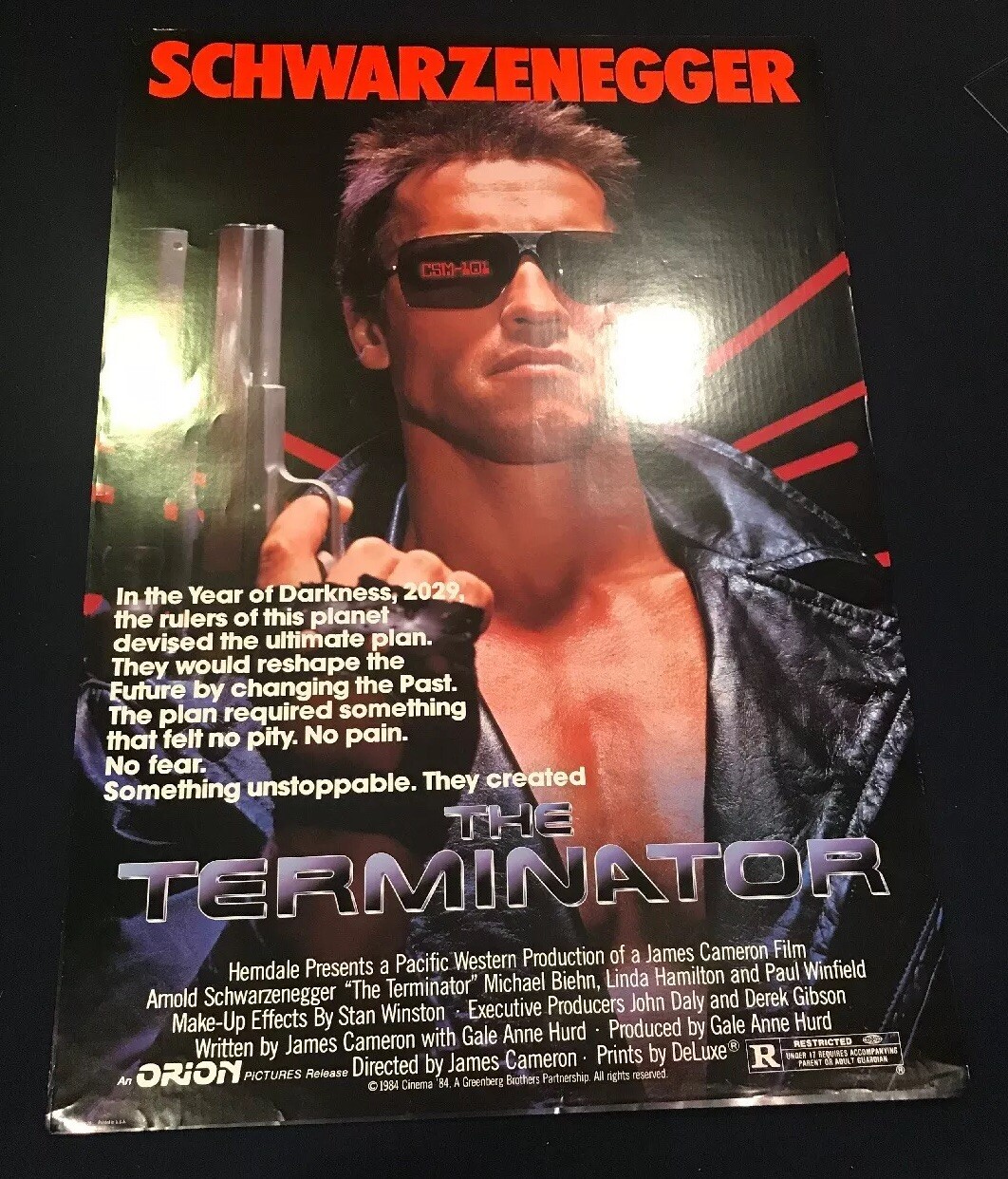 Terminator 1 Movie Poster