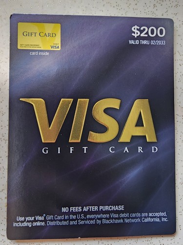 Visa $200 Gift Card | eBay