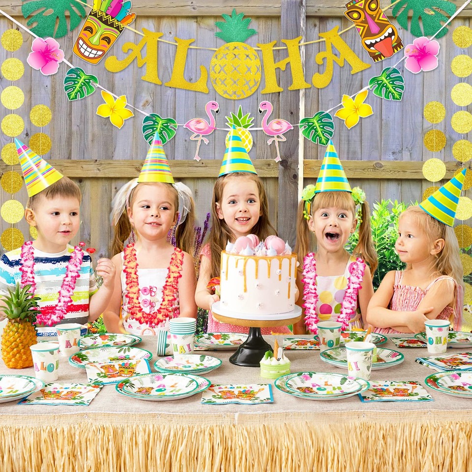 Hawaiian Luau Party Decorations, Tiki Banner Totem Aloha Banner Welcome ...